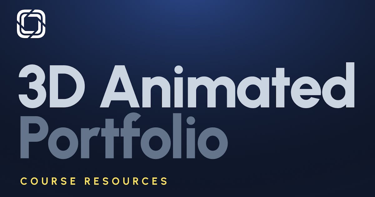 3D Animated Portfolio