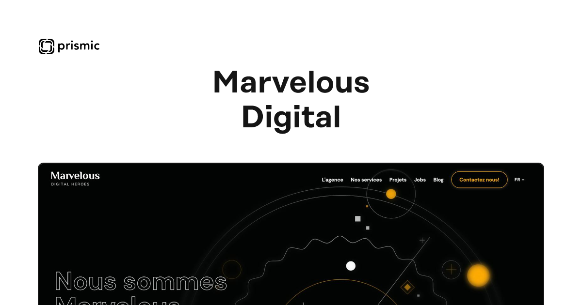 Marvelous Digital - Hire a Prismic Partner