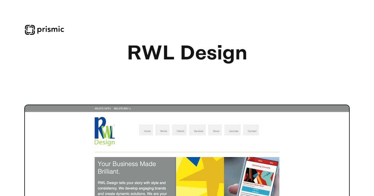 RWL Design - Hire a Prismic Partner